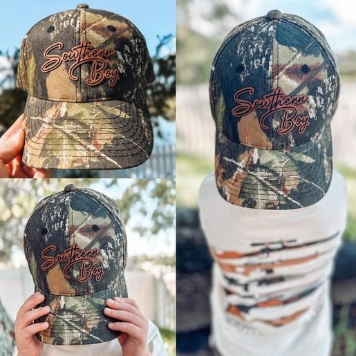 Southern Boy Leather Patch Kids Hat – Southern Boy Co.