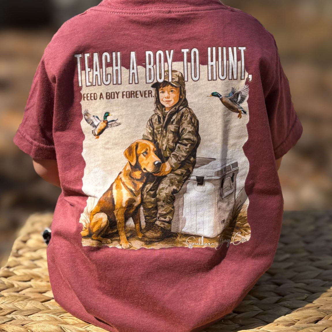 Teach a Boy to Hunt Long Sleeve Shirt – Southern Boy Co.