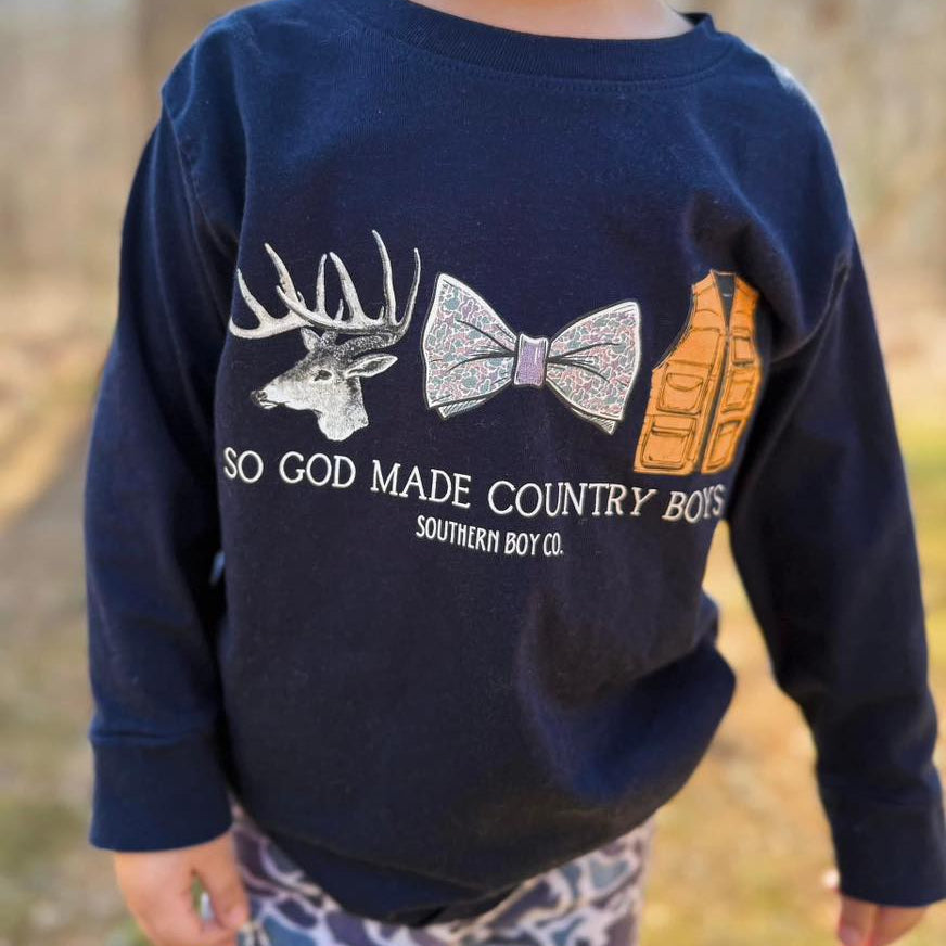 So God Made Country Boys Fleece Sweatshirt – Southern Boy Co.