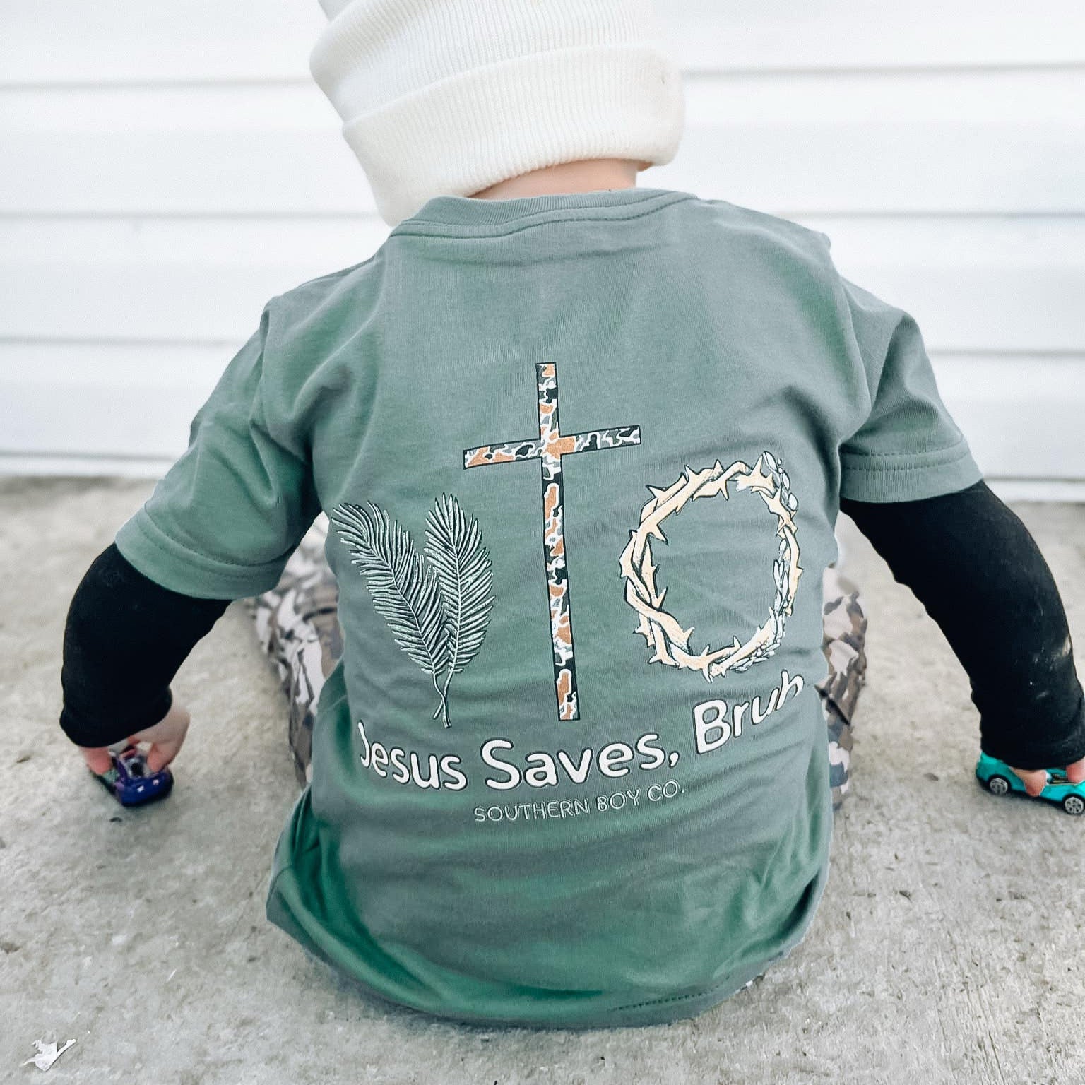 Jesus Saves Bruh Boy's Short Sleeve Shirt – Southern Boy Co.