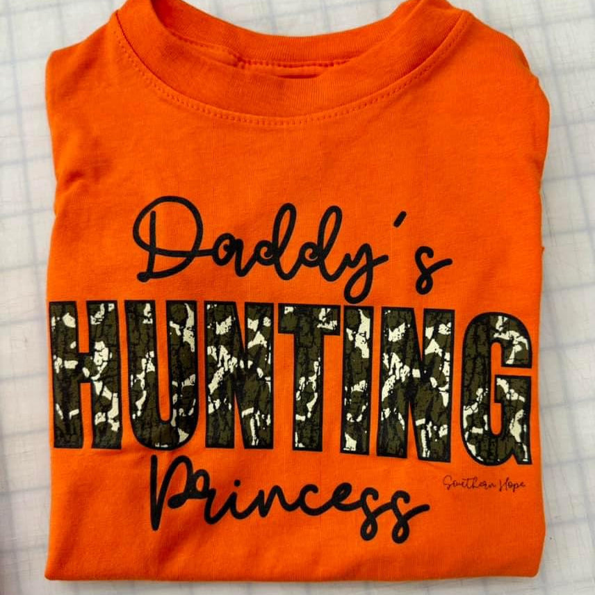 Daddy's Hunting Princess Short Sleeve Girls Shirt – Southern Boy Co.