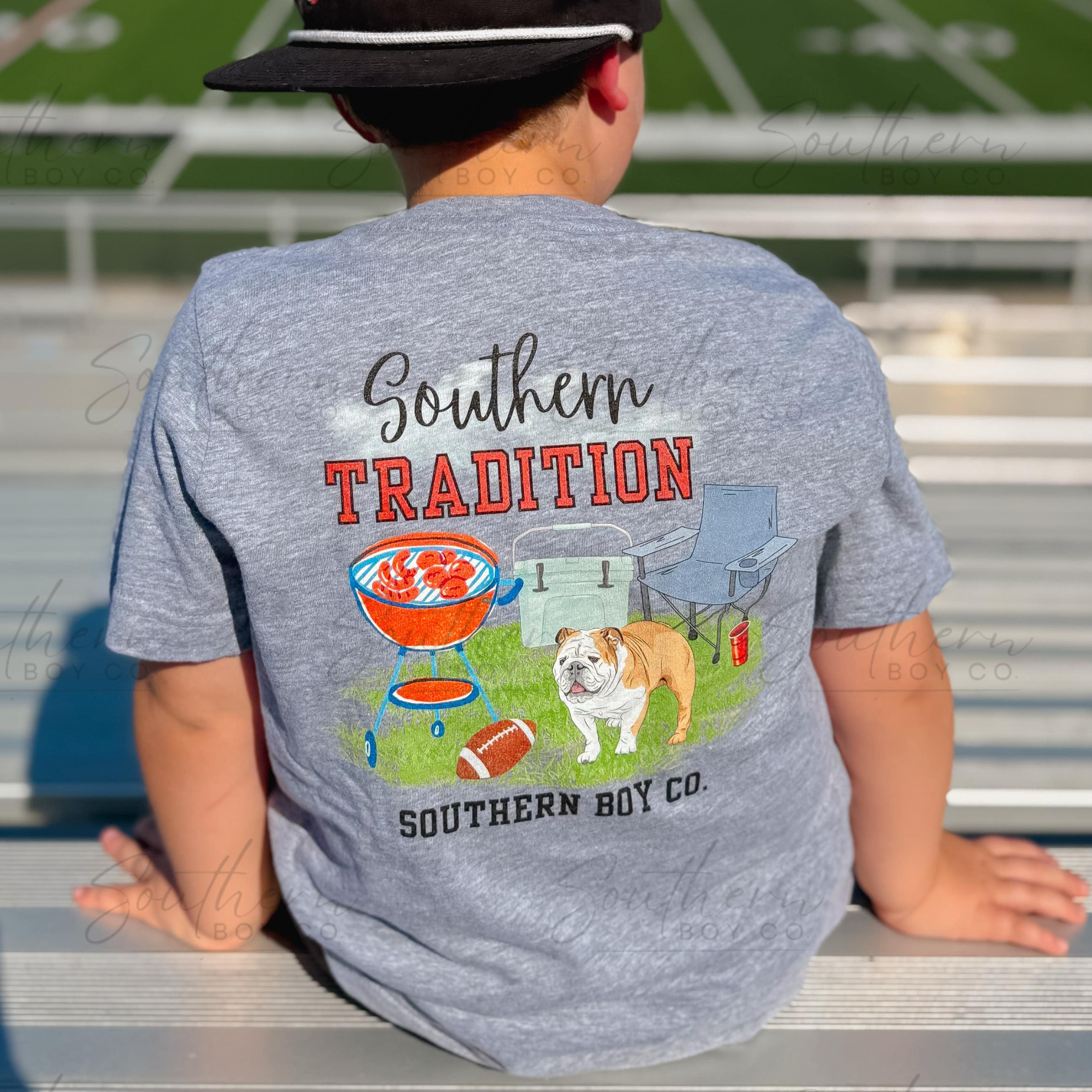 Southern Football Tradition Boy’s Short Sleeve Shirt – Southern Boy Co.