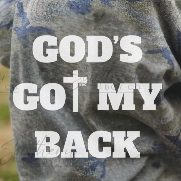God's Got My Back Boy's Short Sleeve Shirt – Southern Boy Co.